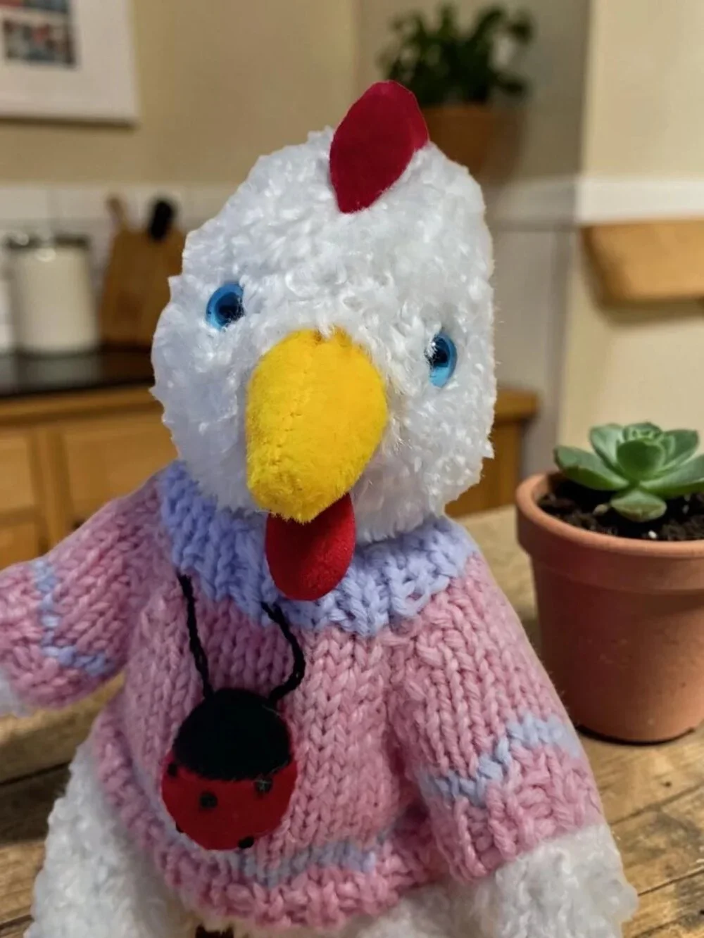 hugfun | Toys | 999 Hugfun Chicken Knitted Sweater Plushie Rare Vintage ...